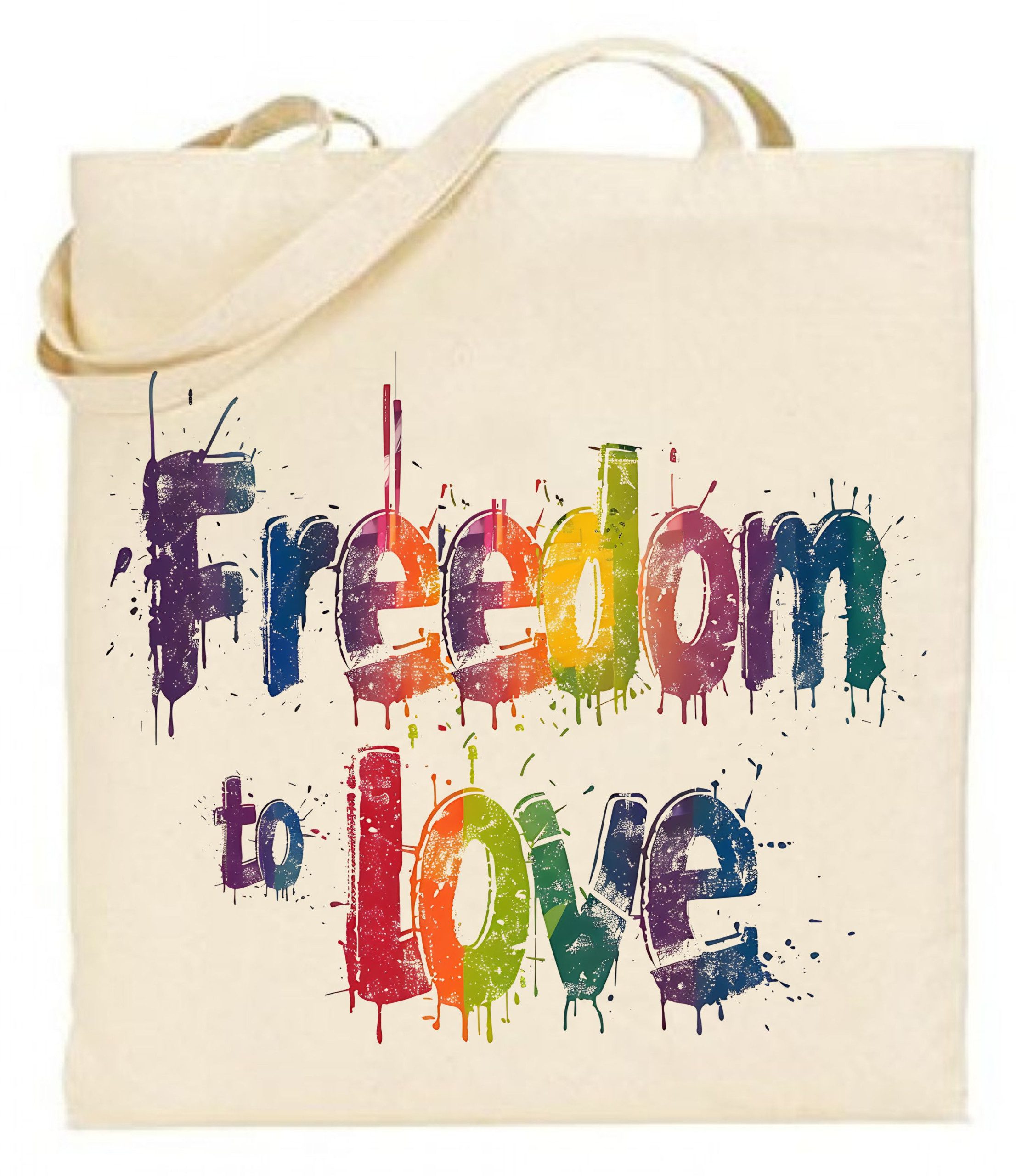 Freedom to Love Tote Bag Everyday Use